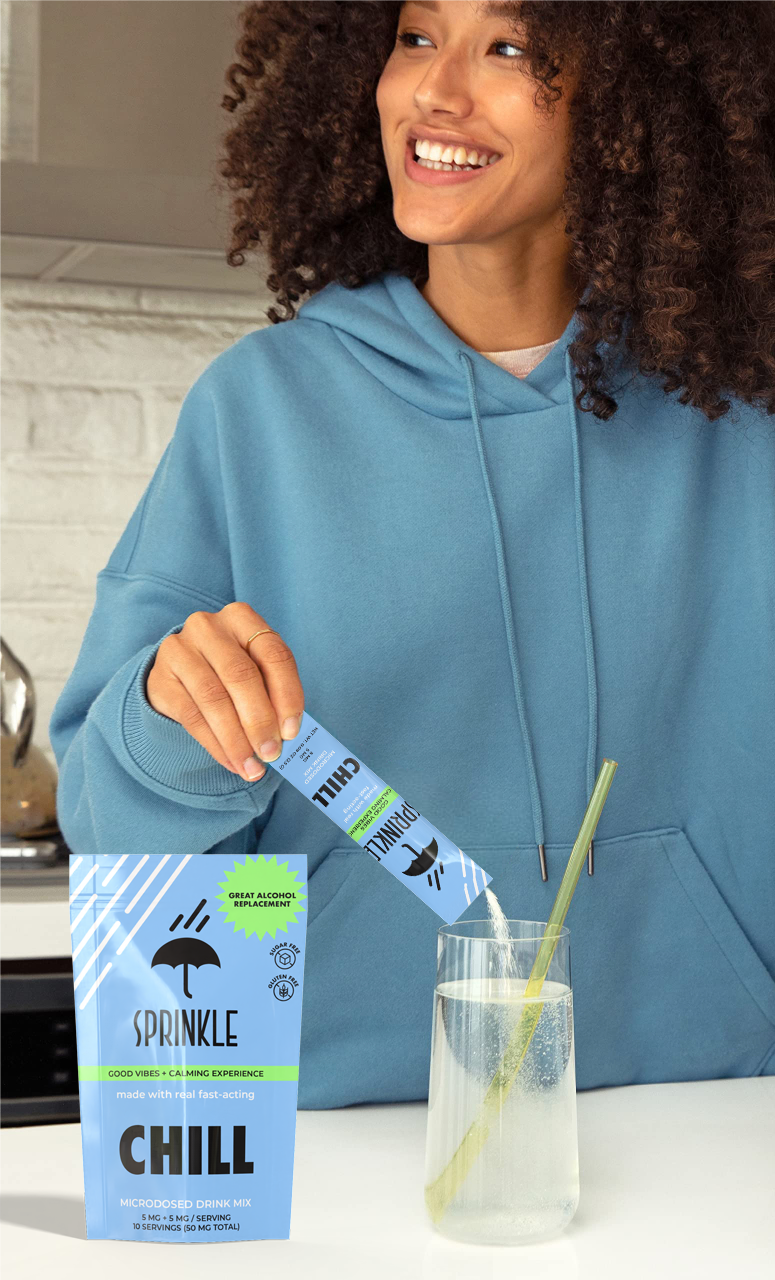 CHILL Stick Packs - THC + CBD Drink Mix 5mg [50mg THC 10pk] – Sprinkle ...